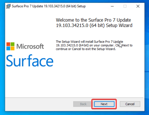 Cách tải, cài đặt Drivers Surface Pro 7 - cập nhật Firmware