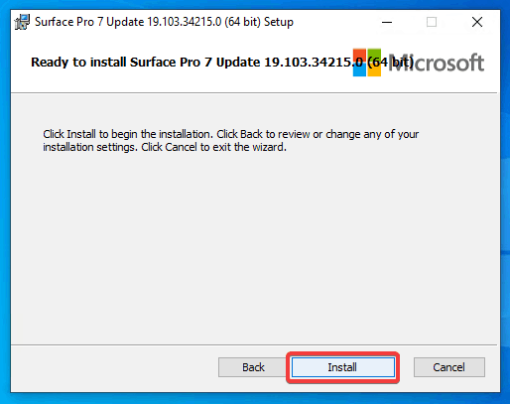 Cách tải, cài đặt Drivers Surface Pro 7 - cập nhật Firmware