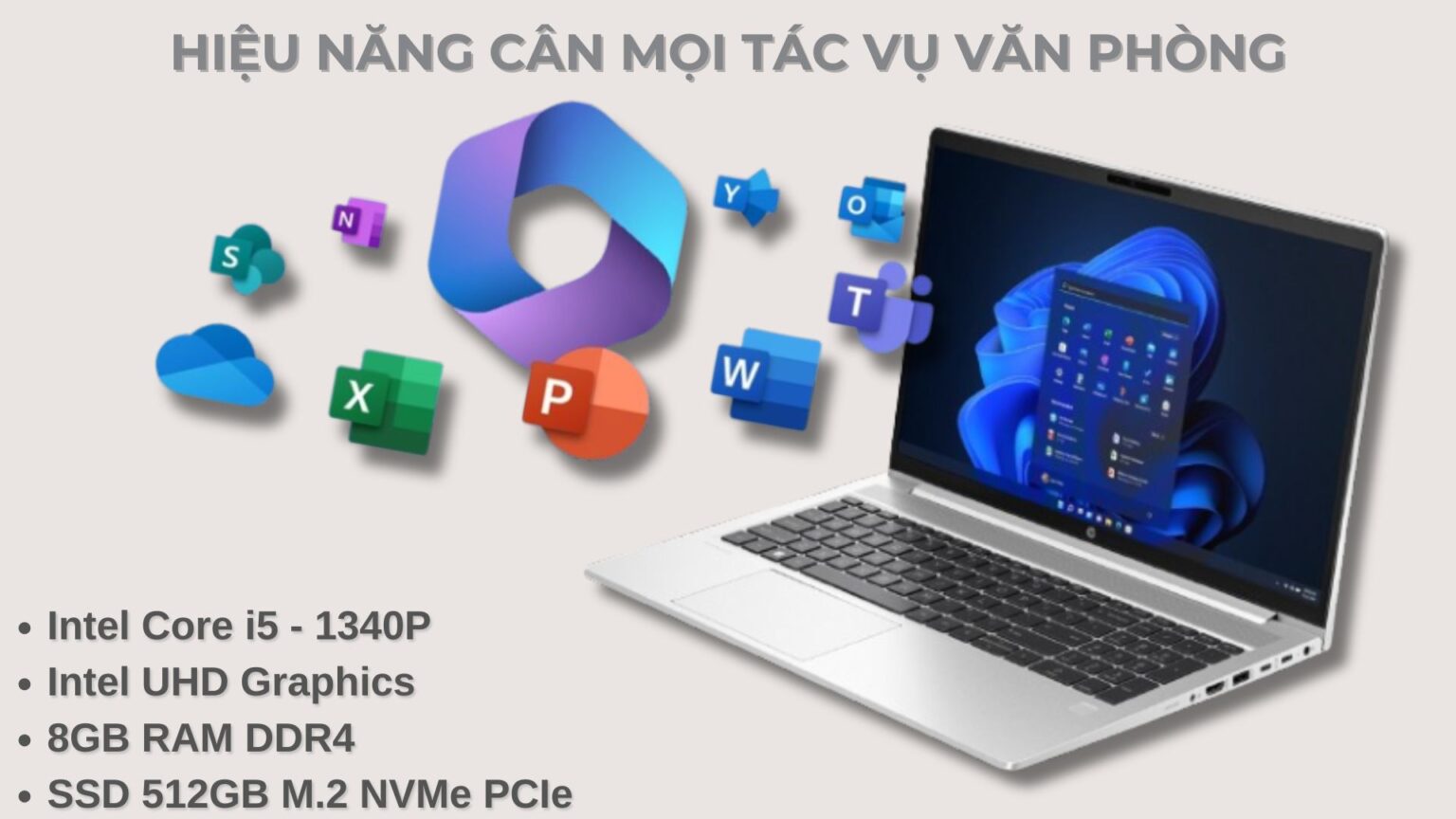 HP PROBOOK 450 G10 i5 1340P 8GB 512GB 15.6" (873J6PA)